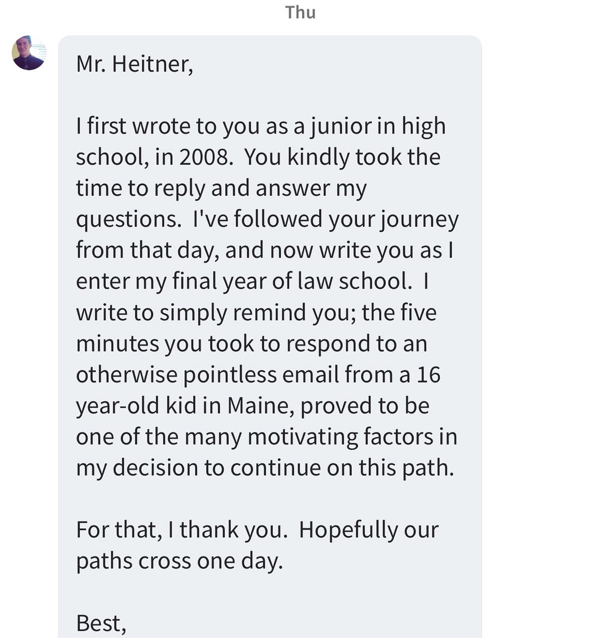 Respond to a pointless email. I woke up to the following message. | by ...