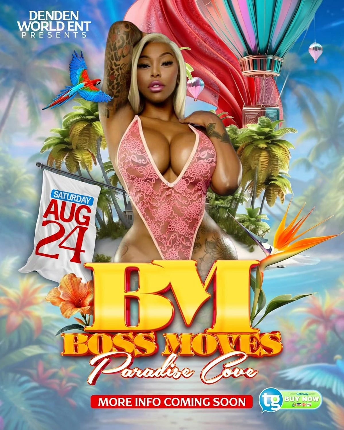 Boss Moves Paradise Cove - Harry Ajax - Medium