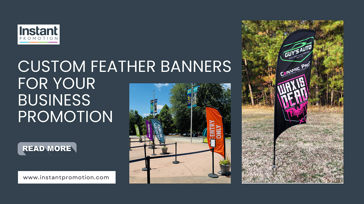 Custom Feather Banners for Your Business Promotion | Medium
