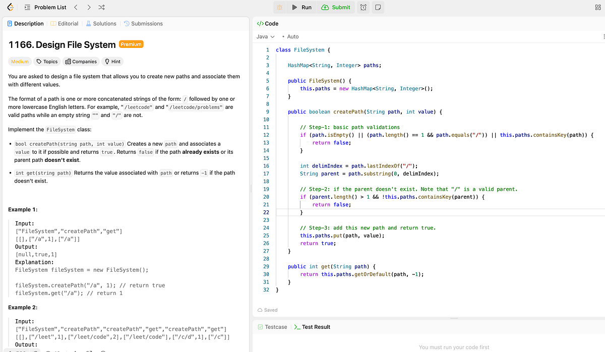 Code design — file system - Alice Dai - Medium