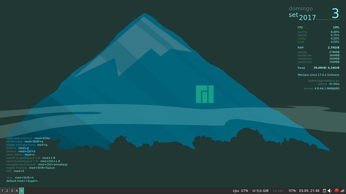 Linux para Programadores (Manjaro Linux) | by Matheus Sandrini Rossi | Matheus Rossi | Medium