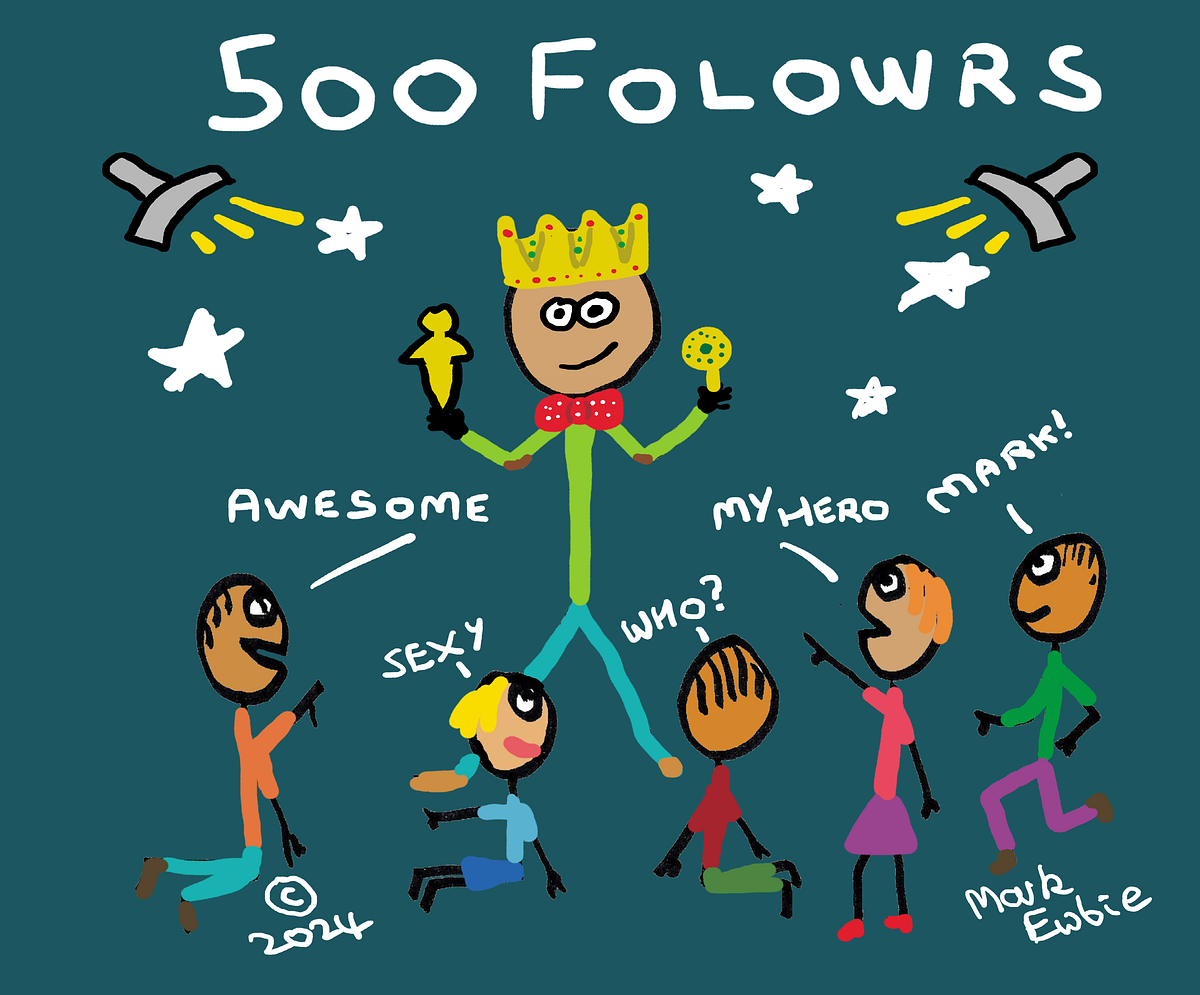 Journey to 500 Followers. A staggering tale of love, life, and… | by ...