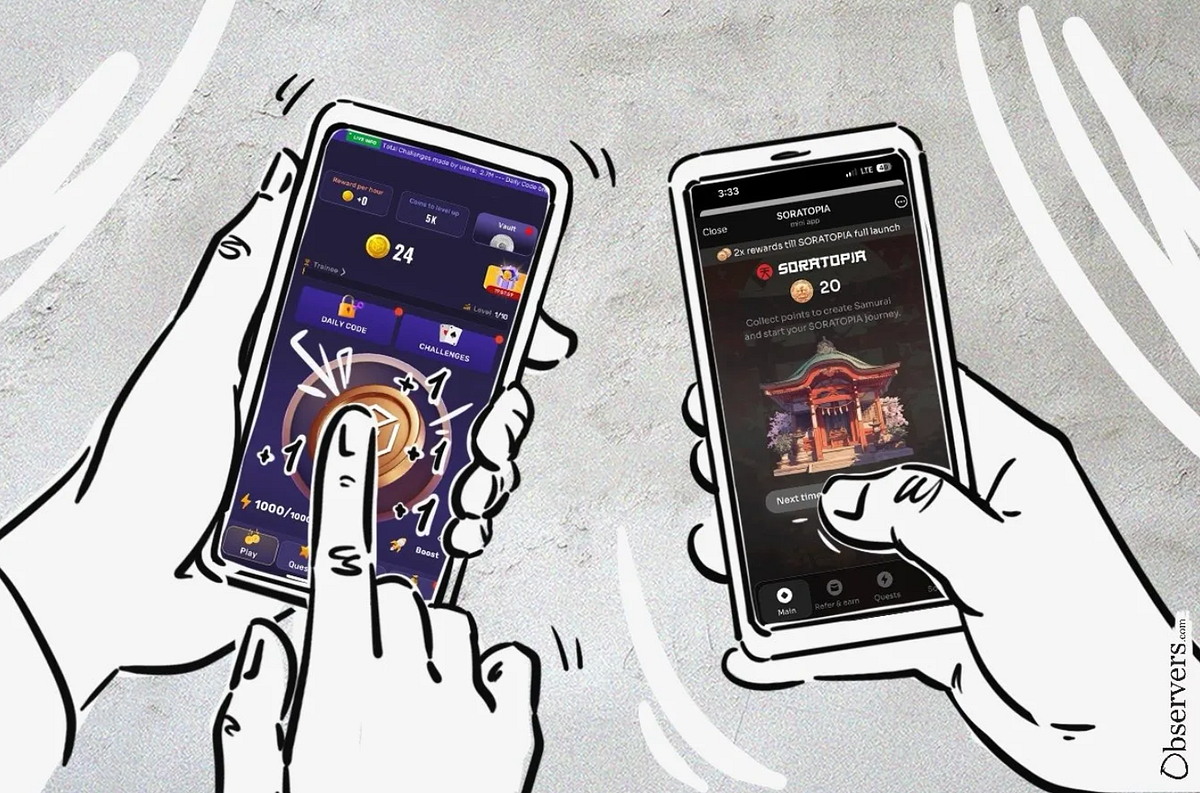 More Clickers on Telegram Stage. Apparently, now every self-respecting… | by Observers.com ...