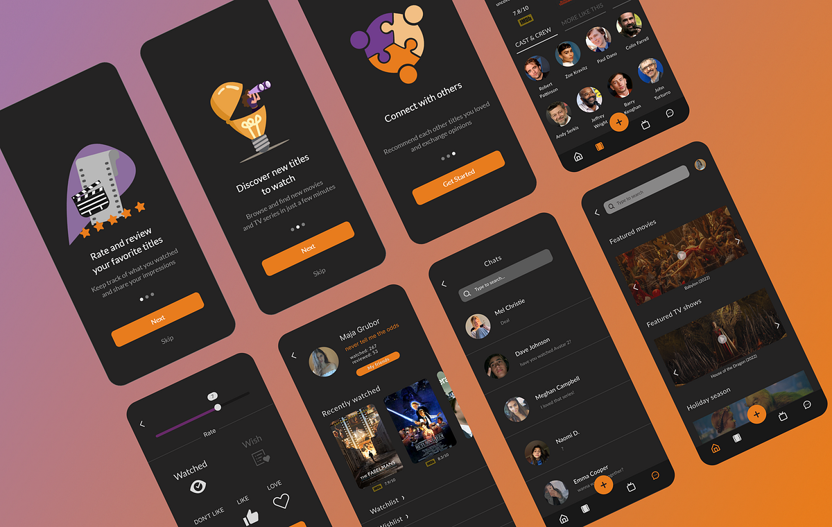 CineRoger — movie review app (UI/UX Case Study) | by zmaja.grubor | Medium