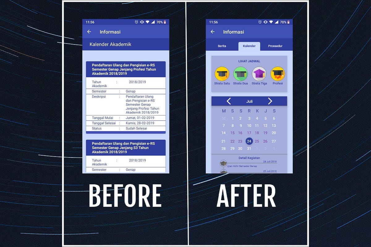 Redesain UI- Kalender Akademik “AIS Mobile App” | by lega adilawati ...