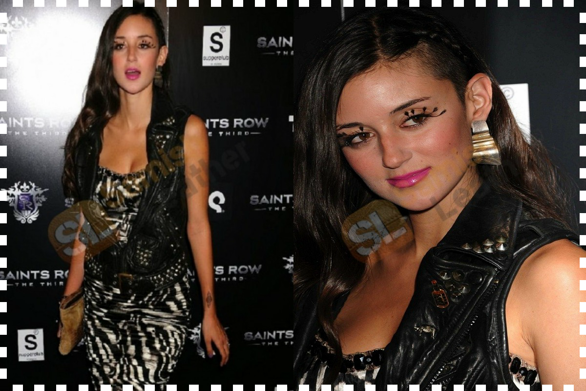 CAROLINE D’AMORE BLACK LEATHER VEST | by Emily Thomas | Medium