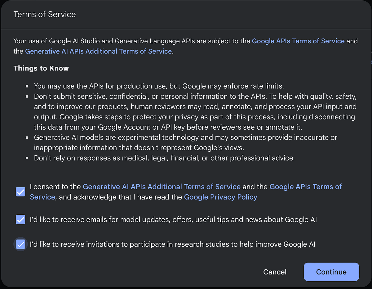 #210 串接 Gemini AI API 和 Google AI SDK for Swift 開發 App | by 彼得潘的 iOS App Neverland | 彼得潘的 999 道 ...