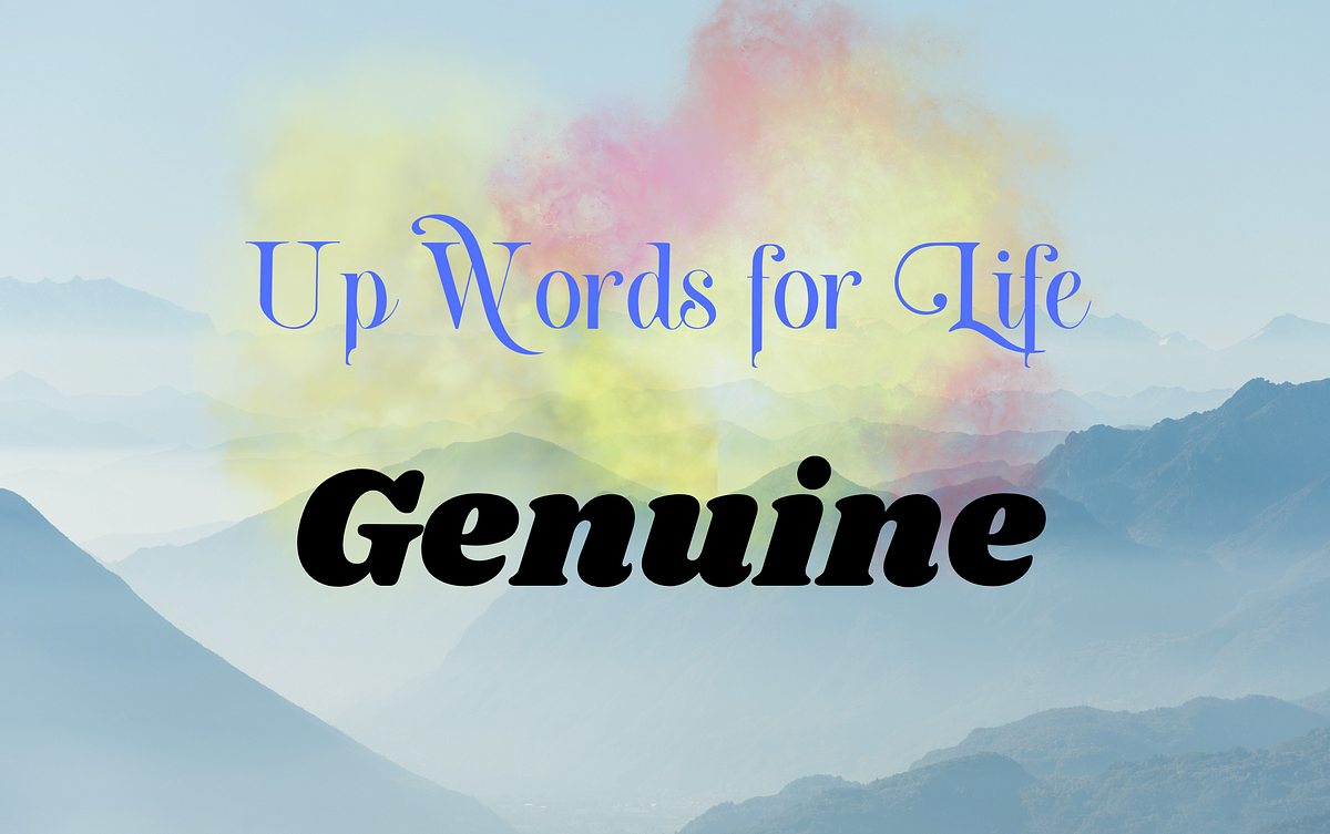 Up Words for Life — Genuine | Up Words