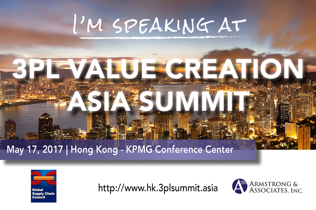 Our CEO, Matt Bernstein is speaking at the 3PL Value Creation Asia ...