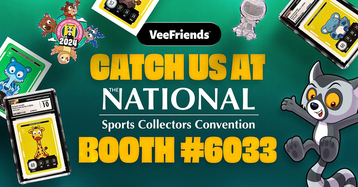 VeeFriends Returns to the National Sports Collectors Convention 2024! | by VeeFriends | VeeFriends