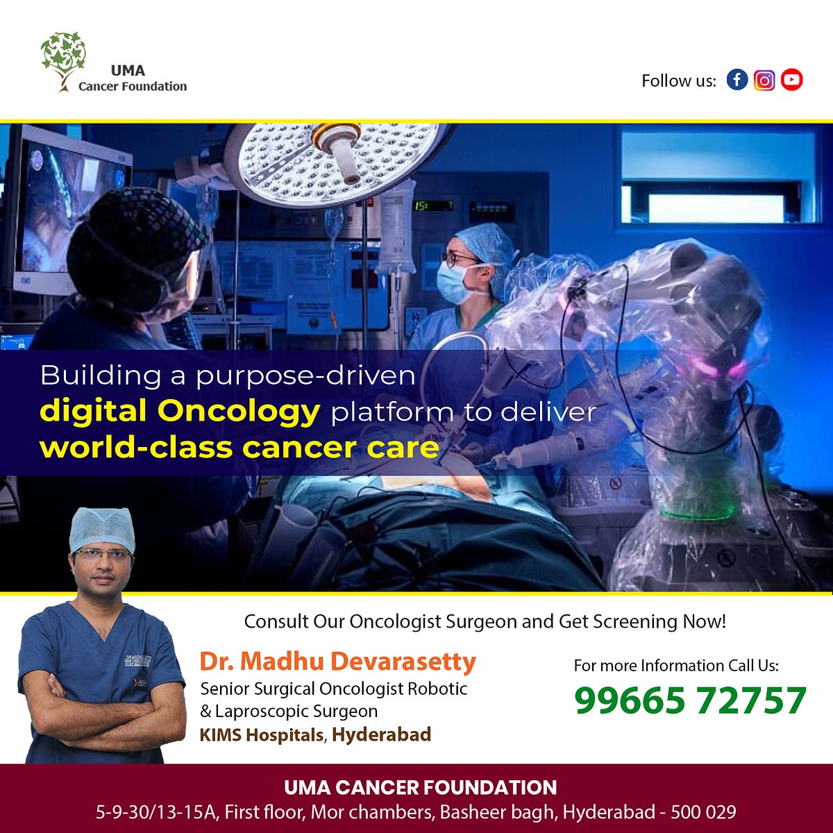 Robotic surgeon in hyderabad | himayatnagar — Dr. Madhu Devarasetty | by ...