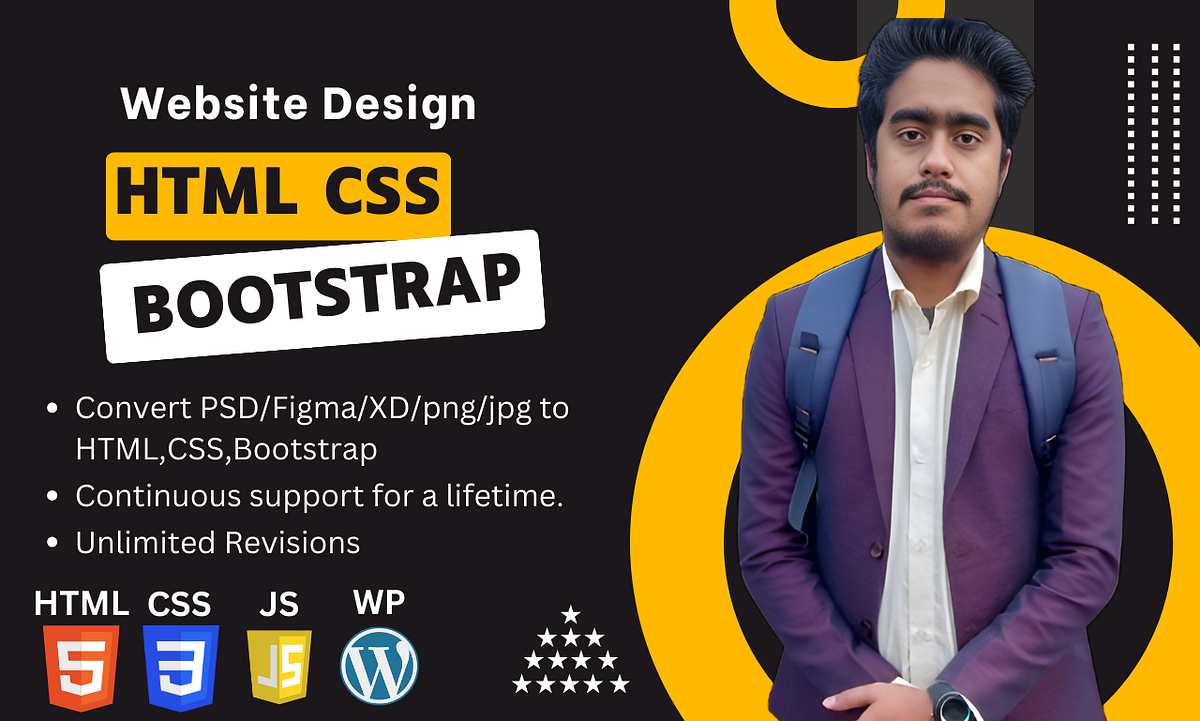 I will create responsive website with HTML, CSS, and bootstrap | by Nazmulsakib | Sep, 2024 | Medium