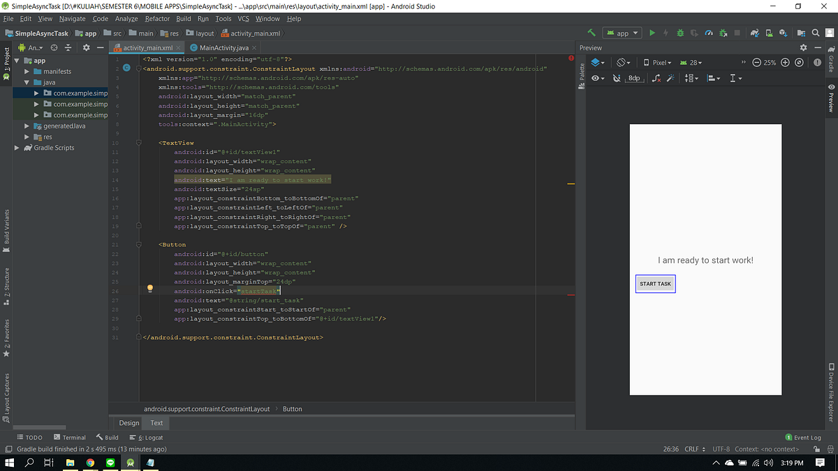 Android fundamentals 07.1: AsyncTask | by Adityo Satrio | Medium