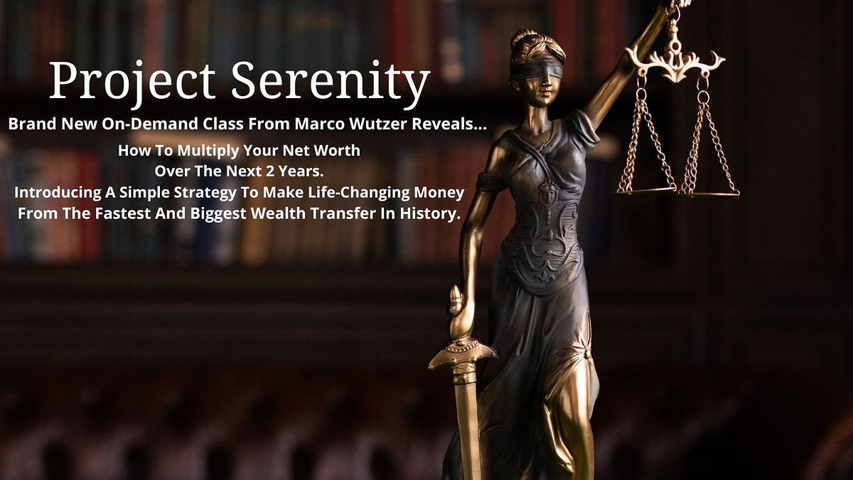 Project Serenity. Marco Wutzer’s New Class Reveals How To… | by Andrey ...