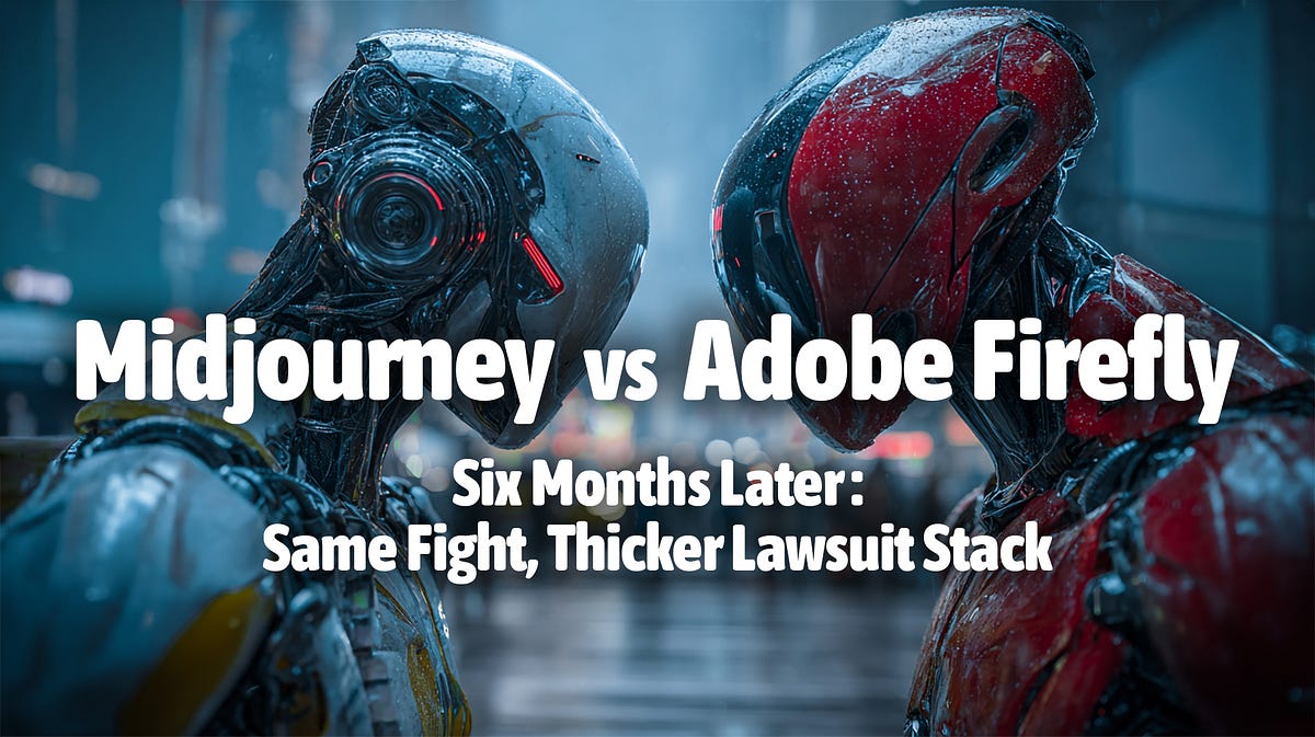 Midjourney vs Adobe Firefly, Six Months Later: Same Fight, Thicker ...