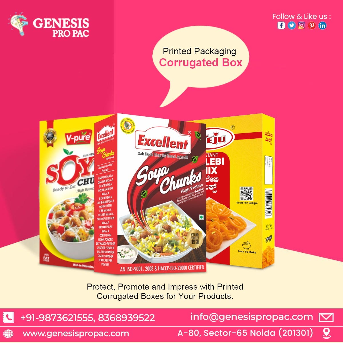 Find The Best High Quality Corrugated Box In Noida Genesis Pro Pac