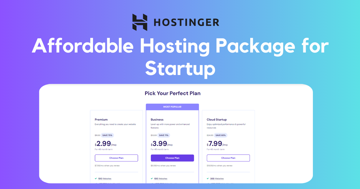 Affordable Hosting Package for Startups | by Fuad Hasan | Jul, 2024 ...