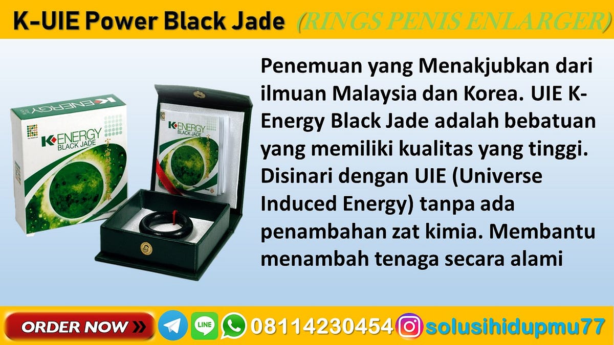 Harga Energy Black Jade K-Link Wa 08114230454 | by Jade Ring | Medium
