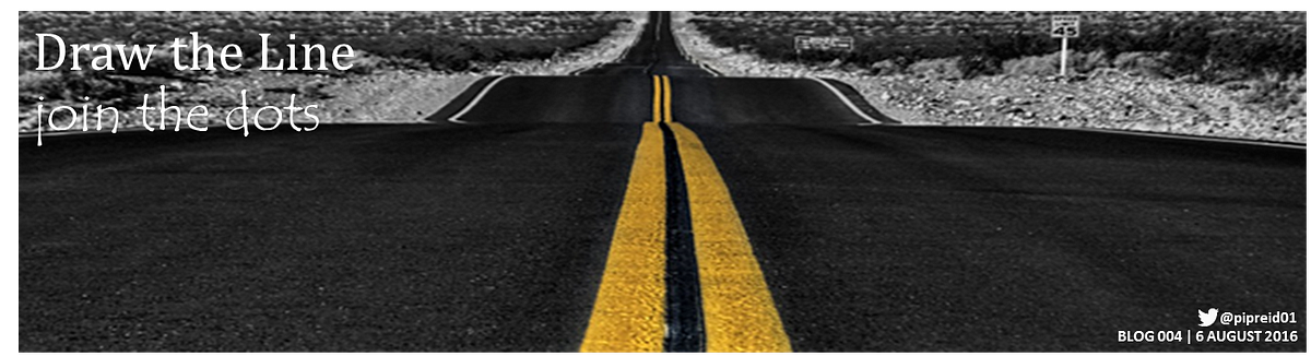 Draw the Line — join the dots. Artistically the line is considered to ...