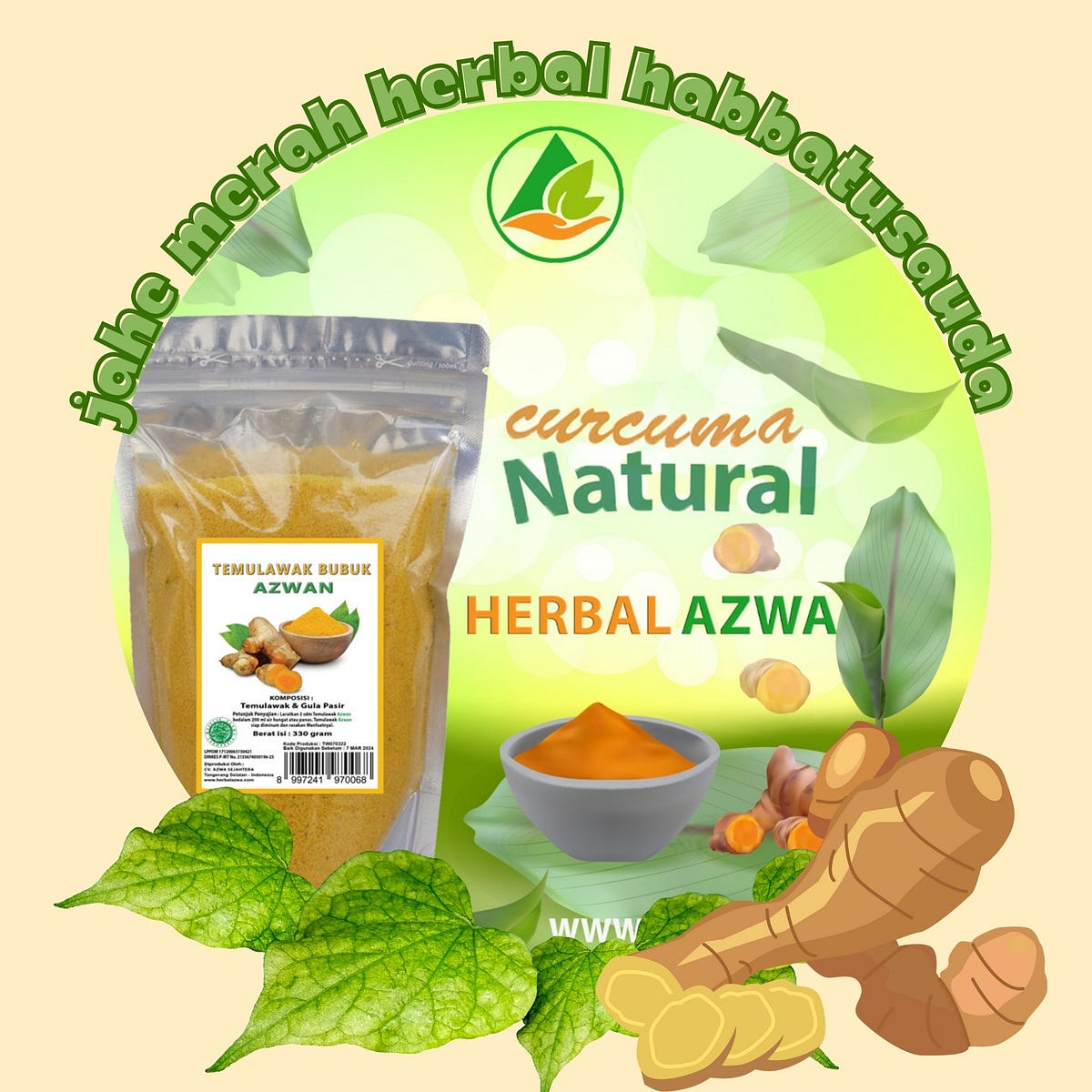 cara bertanam jahe Produk Minuman Kesehatan Jahe Merah Herbal Azwa ...