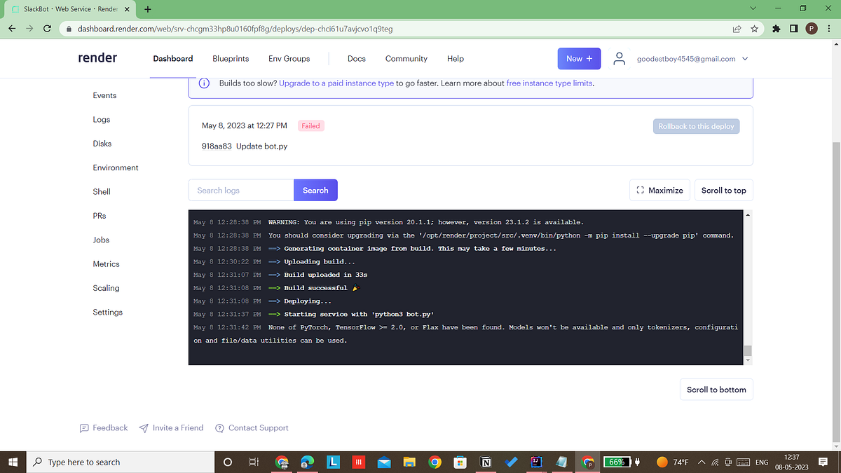 Deploying a Slack bot with HuggingFace Transformers 🤗 | by Ashwin ...