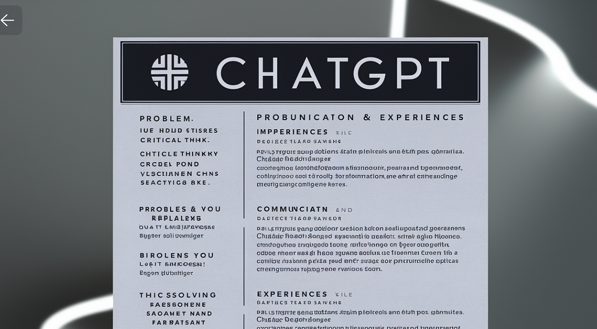 20 Best Free Resume Prompts for Chat GPT | by Mohit sharma | Medium