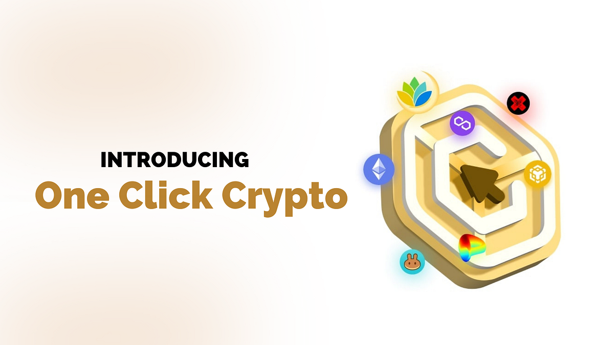 Introducing One Click Crypto. Introducing One Click Crypto | by Judeumoren | Medium