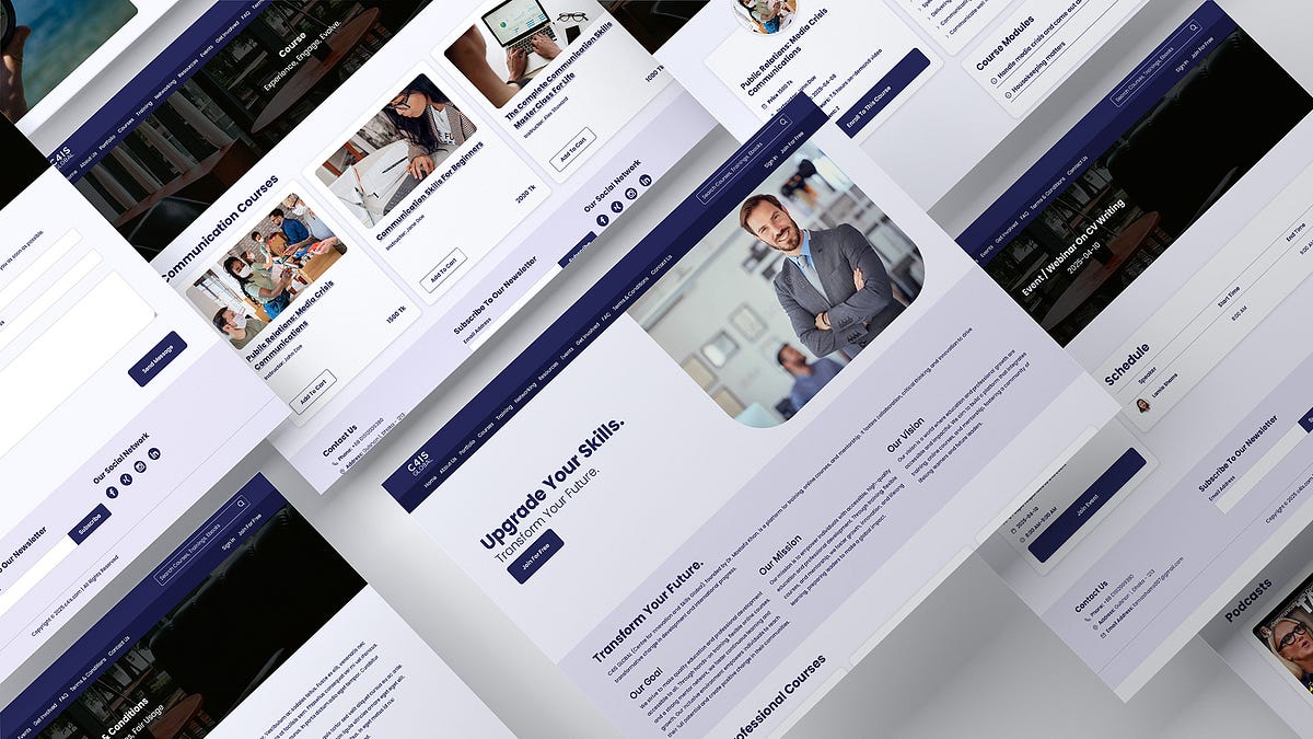 UX/UI Case Study: C4IS Global Website Creation | by Khademul Islam ...