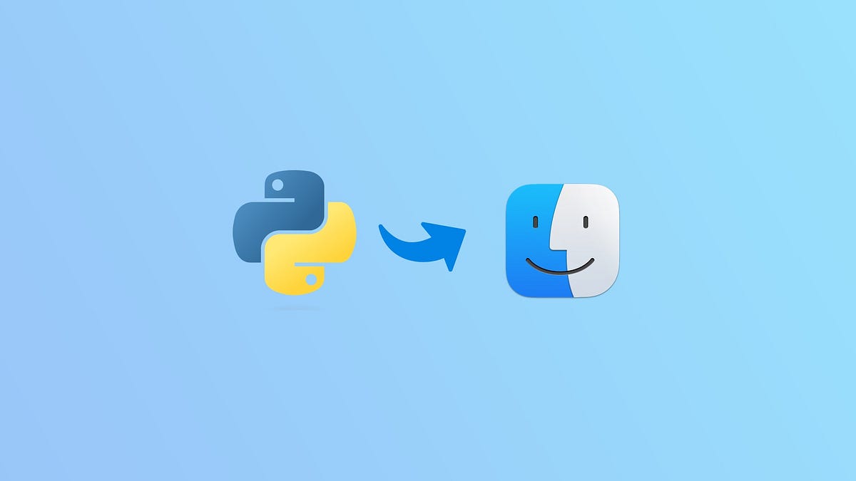 Converting A Python Script To A Macos Application By Aryakvn Medium