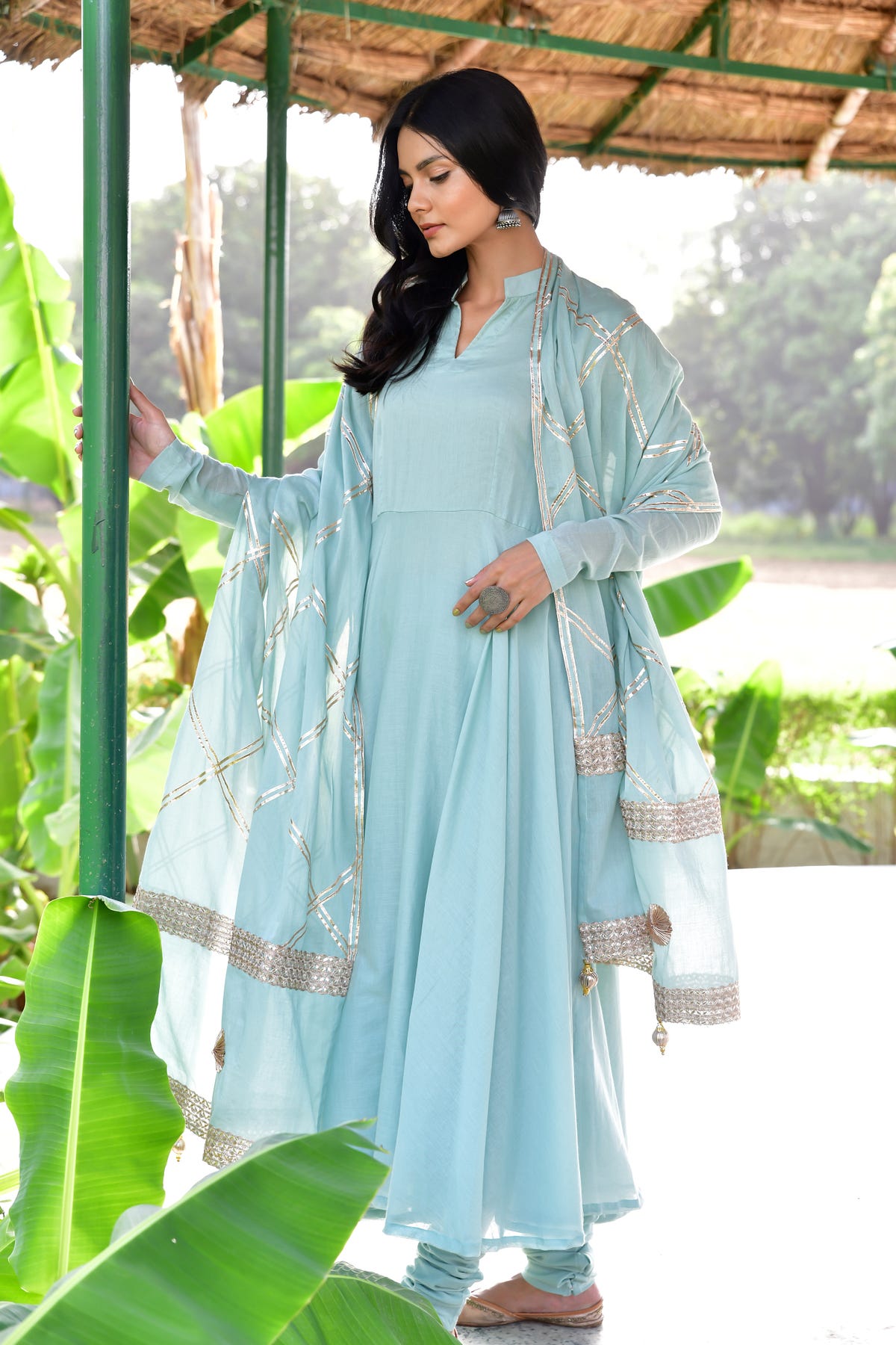 Designer Anarkali Dresses for Women Online - OMAANA JAIPURE - Medium
