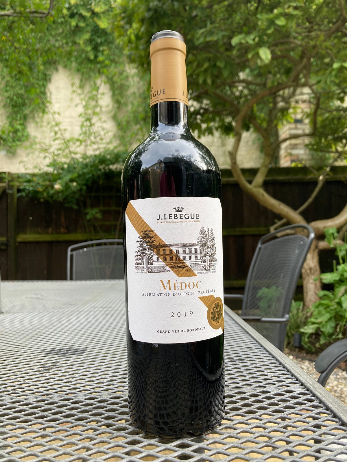 J Lebegue, Médoc, 2019. A mid-level Bordeaux with a bit of age… | by Tom Lewis | Oct, 2024 | Medium