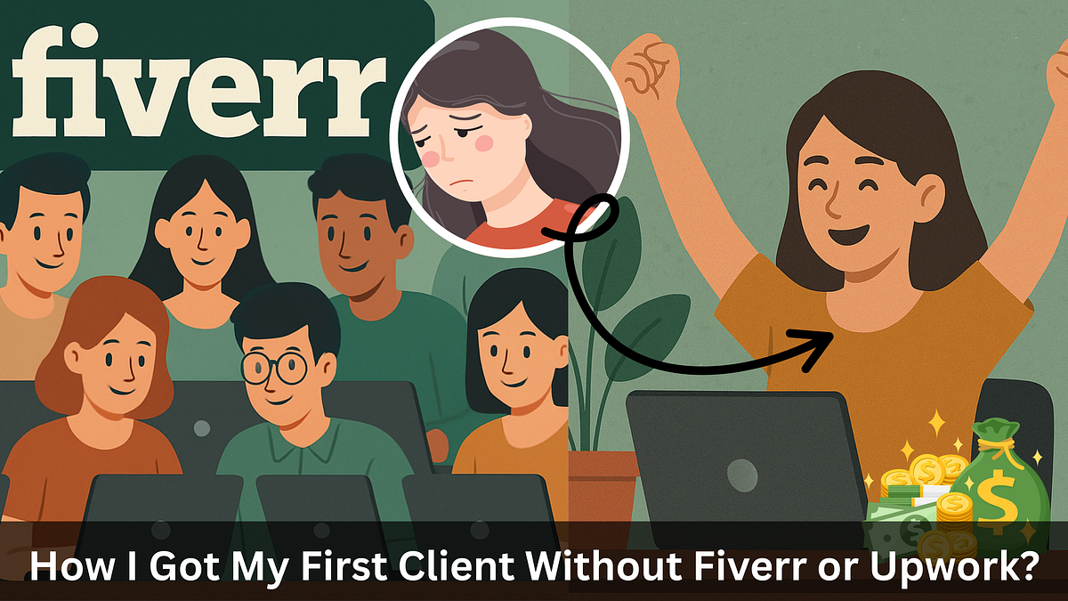 Fiverr too crowded? Here’s how I got my first client without it | by ...