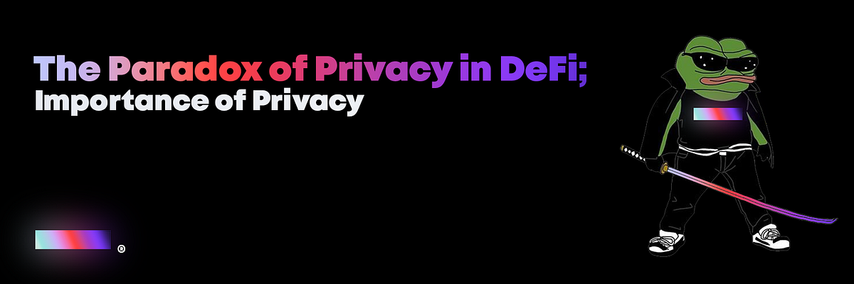 The Paradox of Privacy in DeFi. Privacy has always been a contentious… | by Redacted Foundation ...