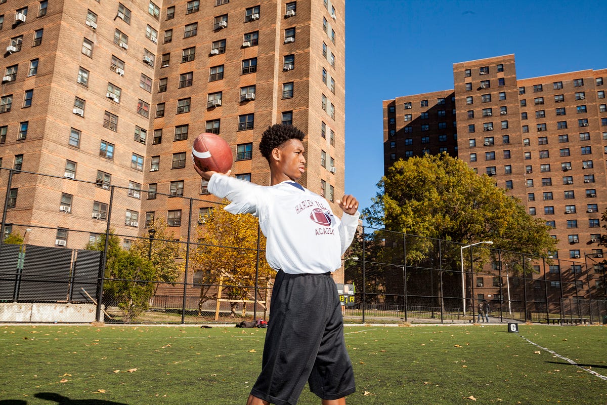 Flag Football in Harlem. Photographs by Giacomo Fortunato | by Harlem ...