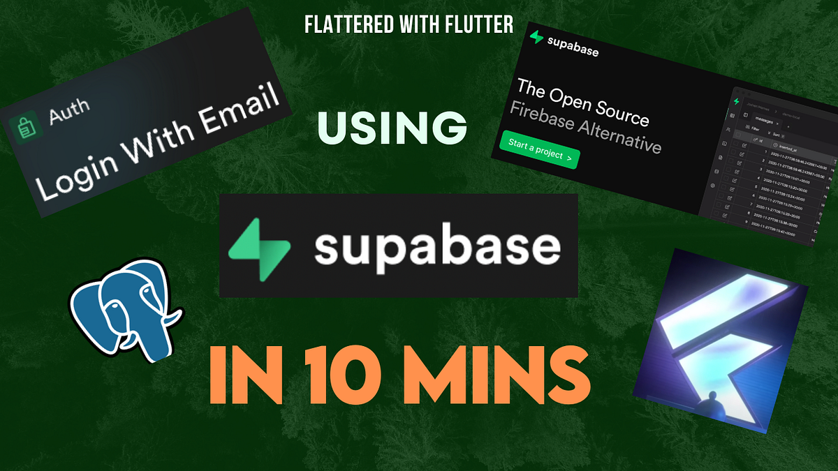Using Supabase Services in Flutter | Level Up Coding
