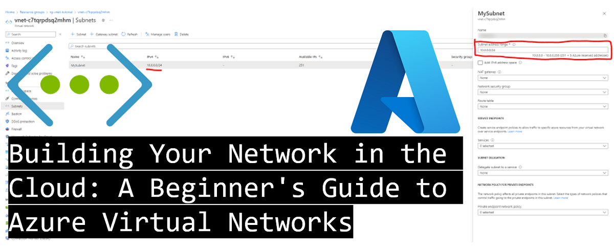 Building Your Network in the Cloud: A Beginner’s Guide to Azure Virtual Networks | by Will ...
