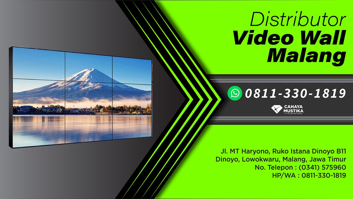 WA 0811 330 1819, Distributor Paket Video Wall Malang | by ...