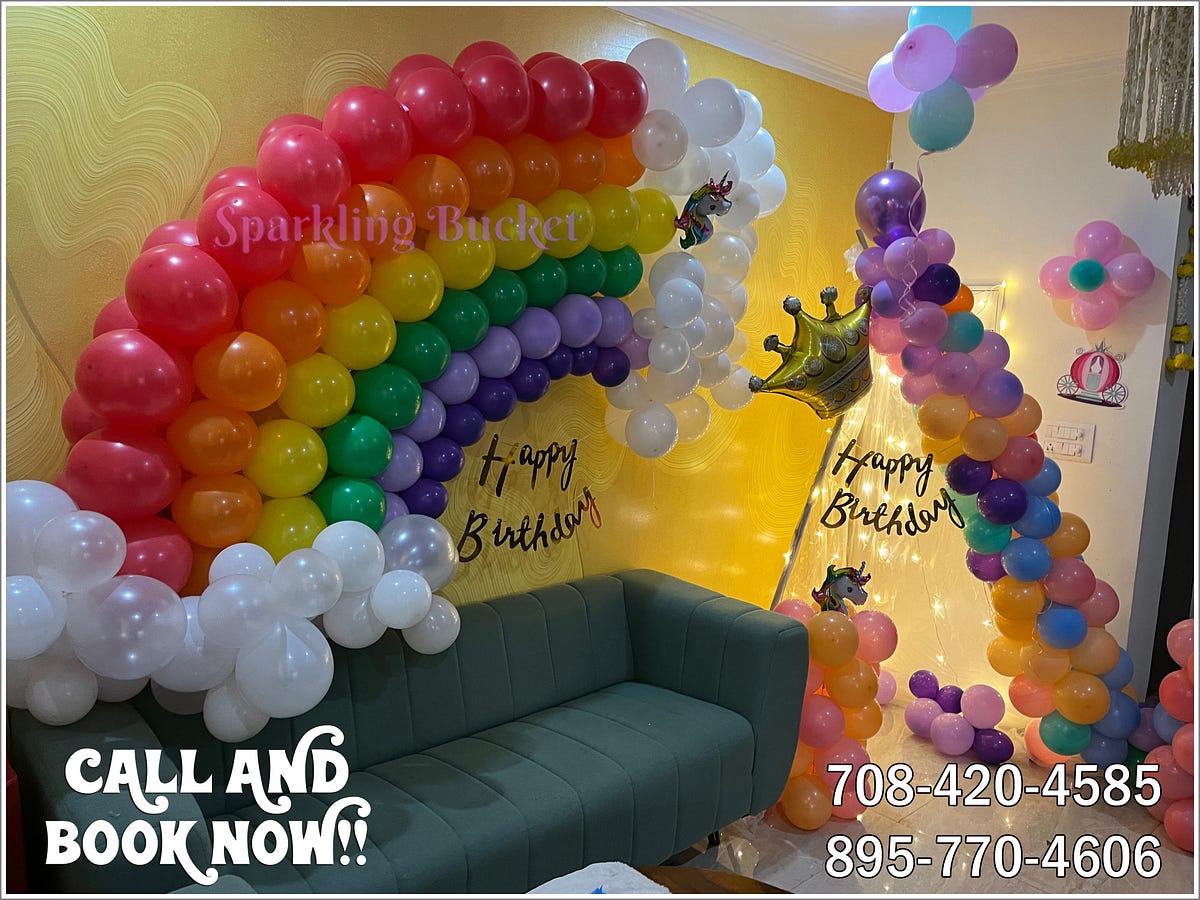 Sparkling Bucket- Birthday and Balloon Decorator in Lucknow - Sparkling ...