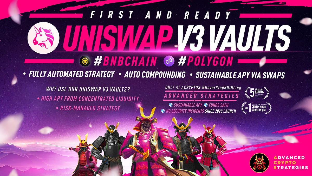 Sustainable APYs via Uniswap V3. If you’ve tried using Uniswap V3 (or… | by BKT | ACryptoS | Medium