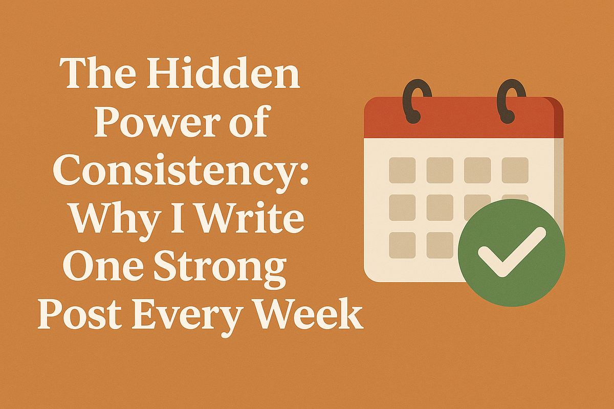 The Hidden Power of Consistency: 7 Life-Changing Lessons from Writing ...