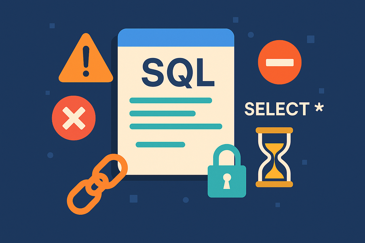 10 Common SQL Mistakes (and How to Avoid Them) | by SQL Mentor | Medium
