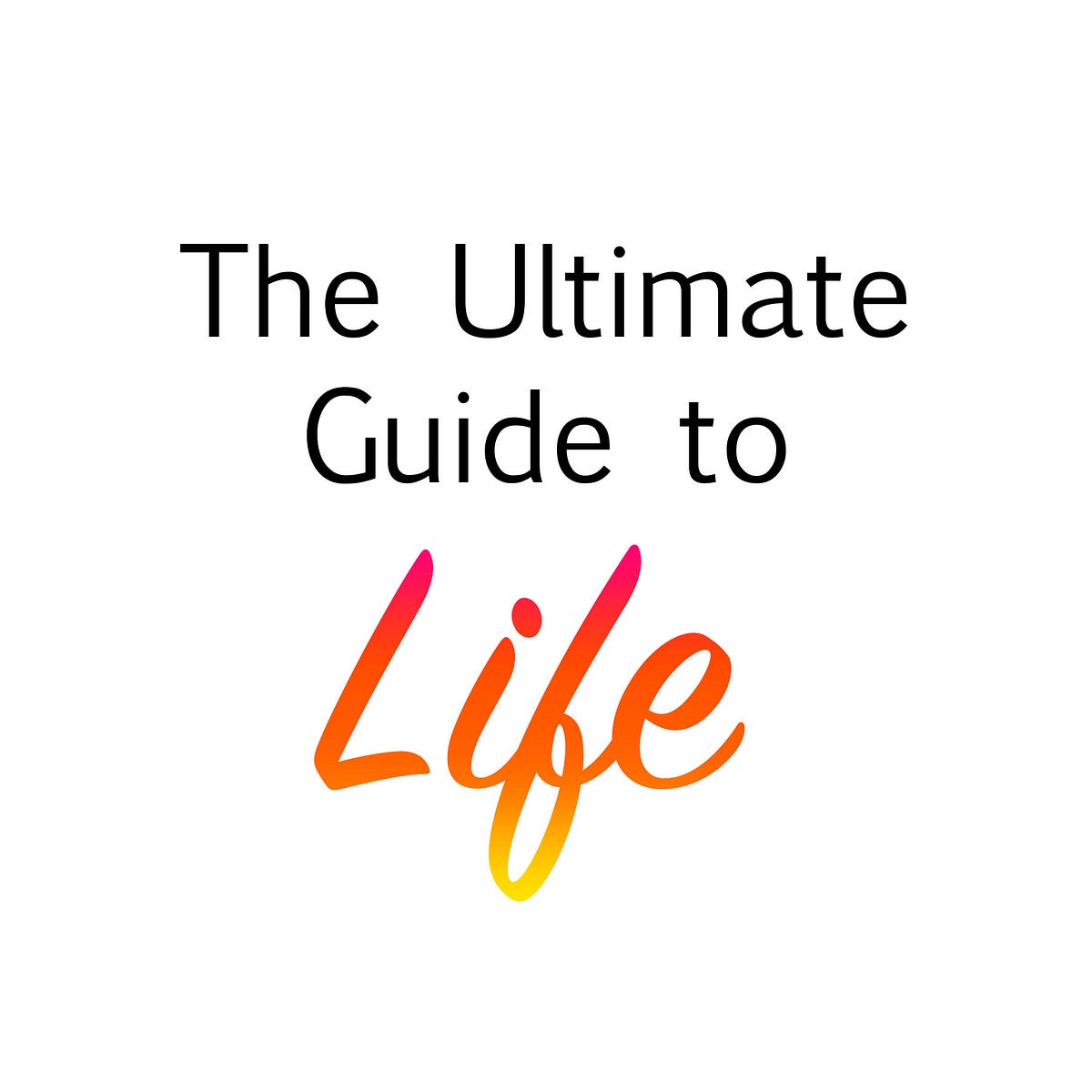 People following Guide to Life