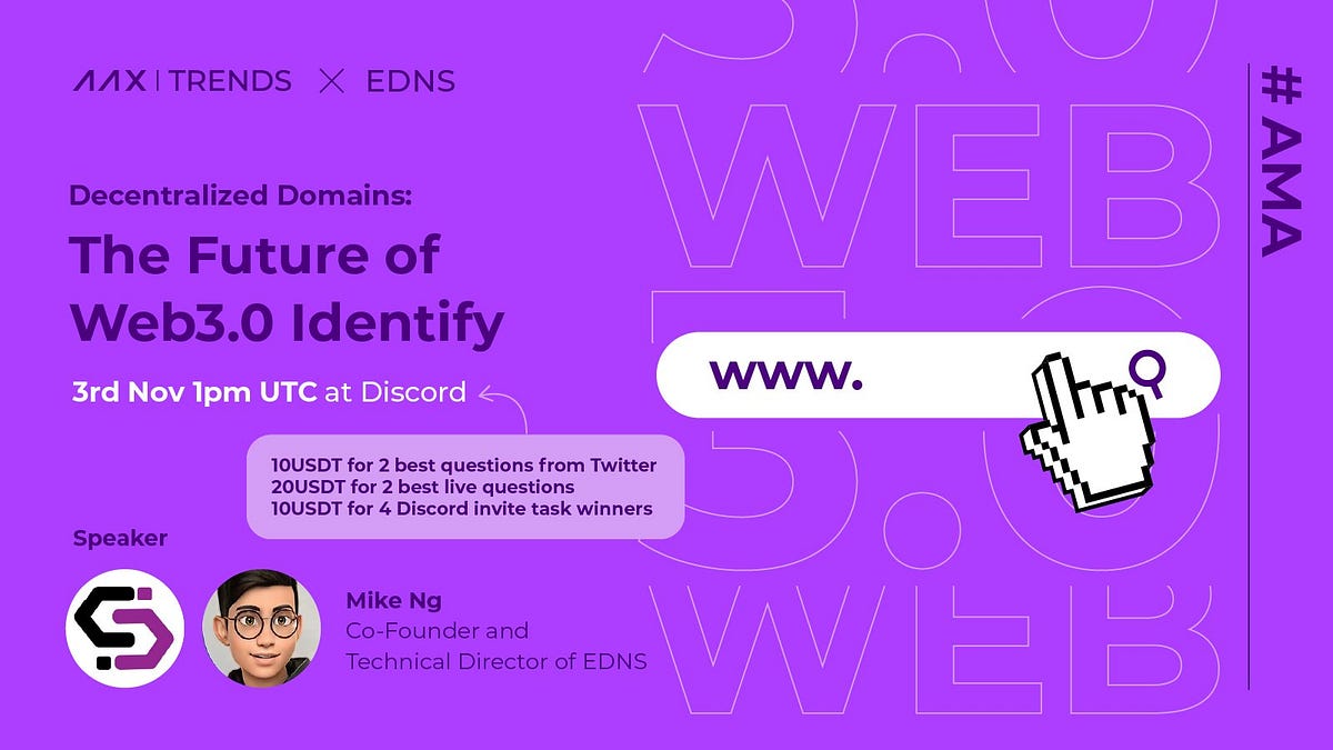 AMA EDNS X AAX : Summary. The Co-founder and CTO of EDNS Domains… | by ...