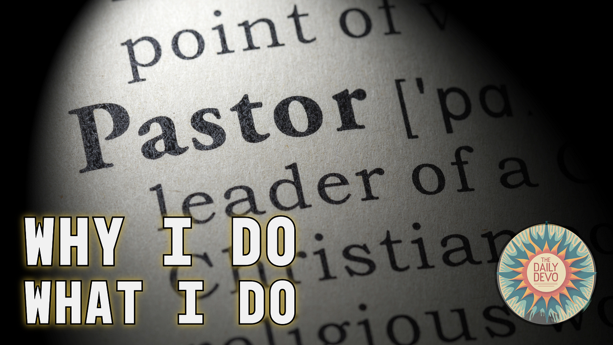 Why I Do What I Do. Once in a while, I read something that… | by Leon ...