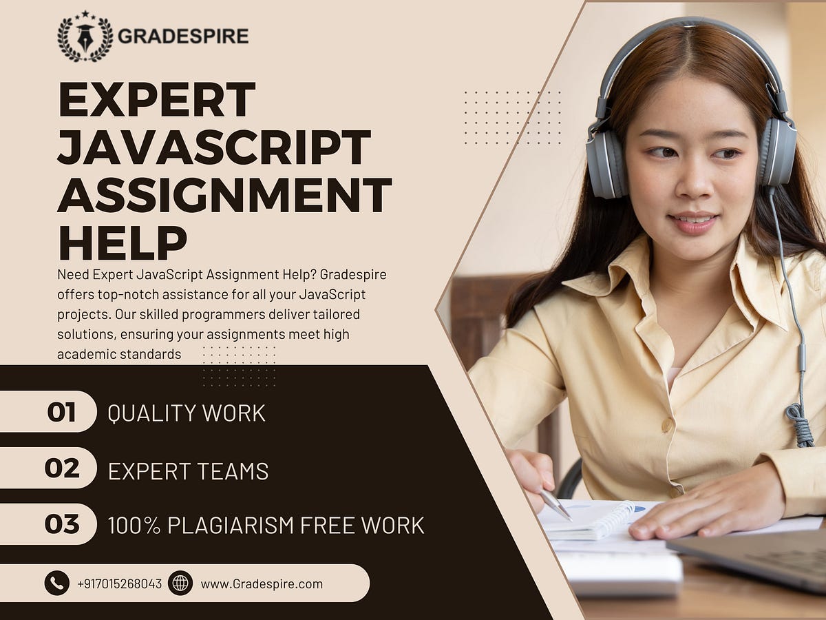 JavaScript Assignment Help | Expert Assistance by Gradespire - Gradespire - Medium