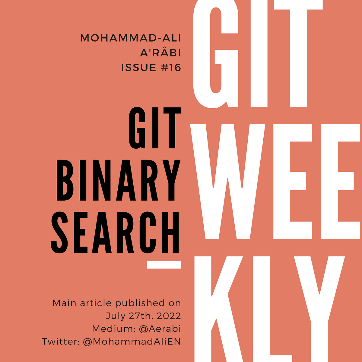 Git Binary Search. How to find a bad commit? | by Mohammad-Ali A'RÂBI | ITNEXT