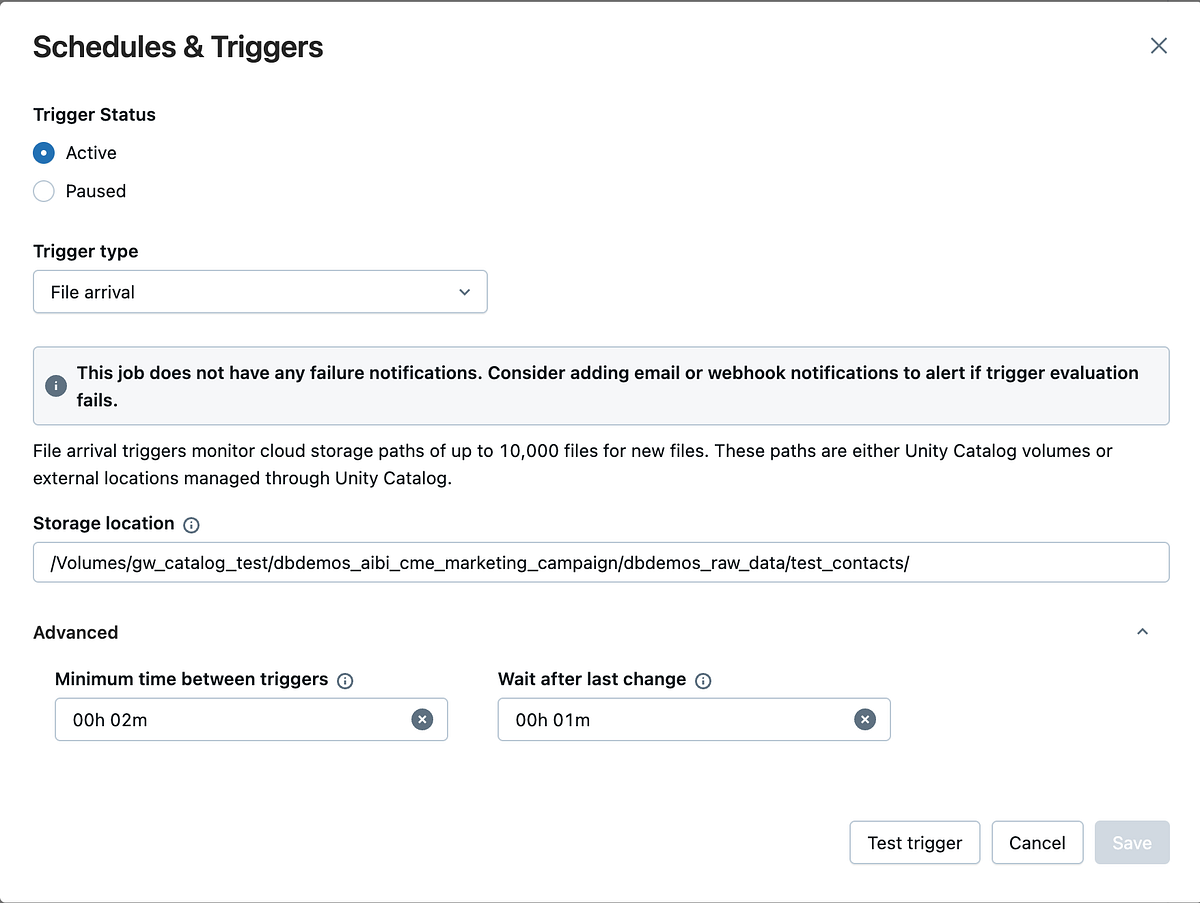Using Databricks File Arrival Trigger With Autoloader And Serverless Compute To Ingest Data