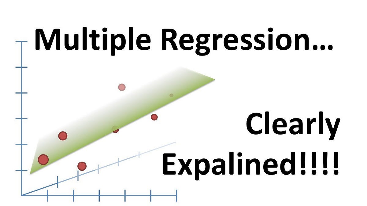 Data Science One on One — Part 16: Multiple Regression and the Partial Slope Coefficient | by ...