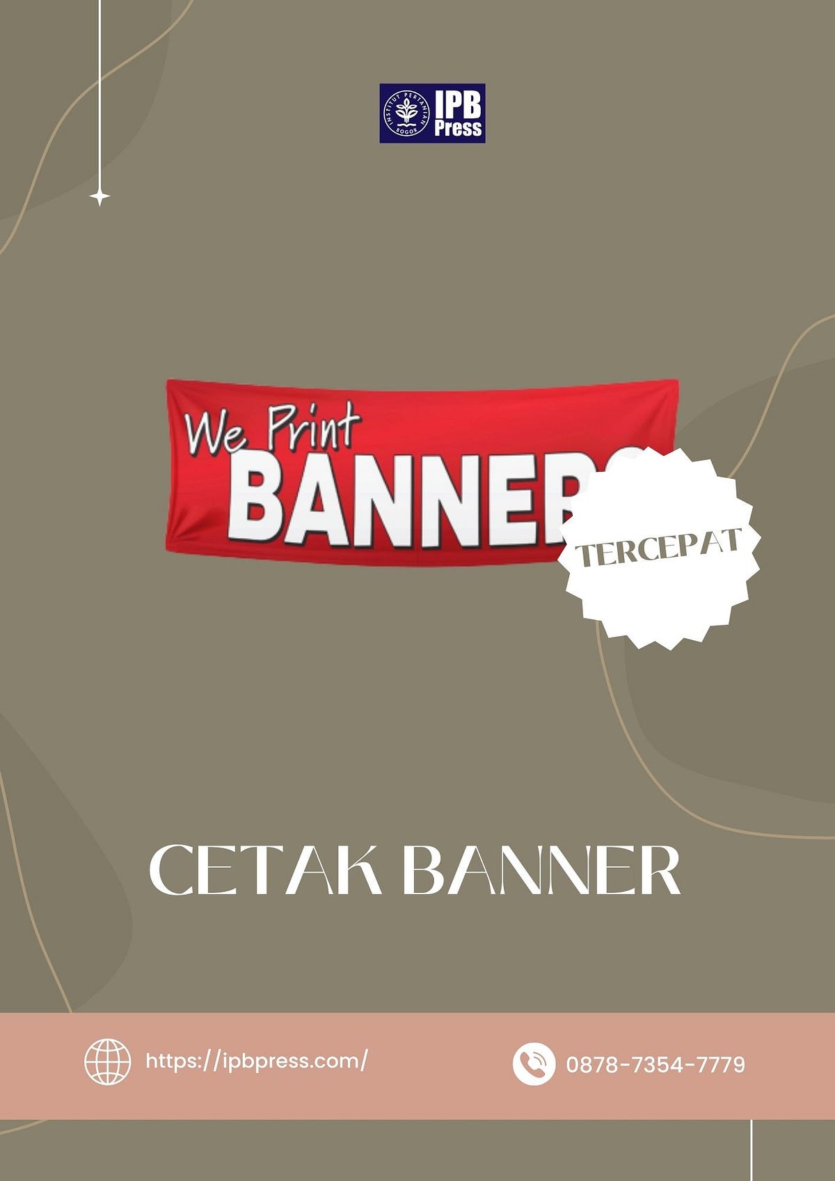 TERCEPAT !!! WA 0878–7354–7779, CETAK BANNER - cetak buku - Medium