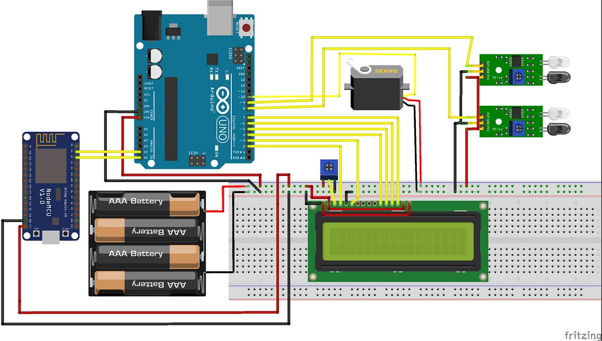 IOT Based Smart Parking System with Firebase Realtime Database | by Up ...